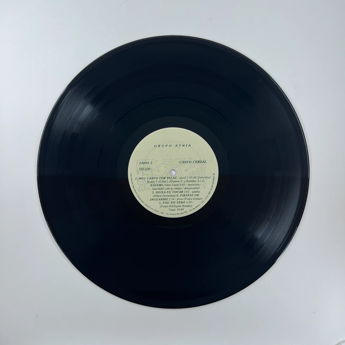 Grupo Etnia - Canto Cereal (1992) - Crocodiscos