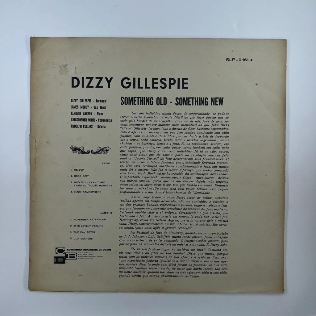 Dizzy Gillespie - Something old something new (1963) - Crocodiscos