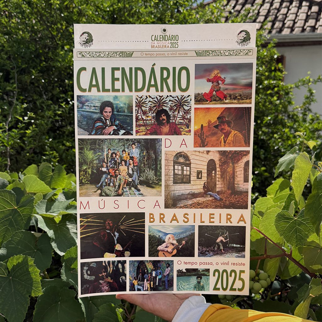 Calendário da Música Brasileira 2025 - CrocoDiscos